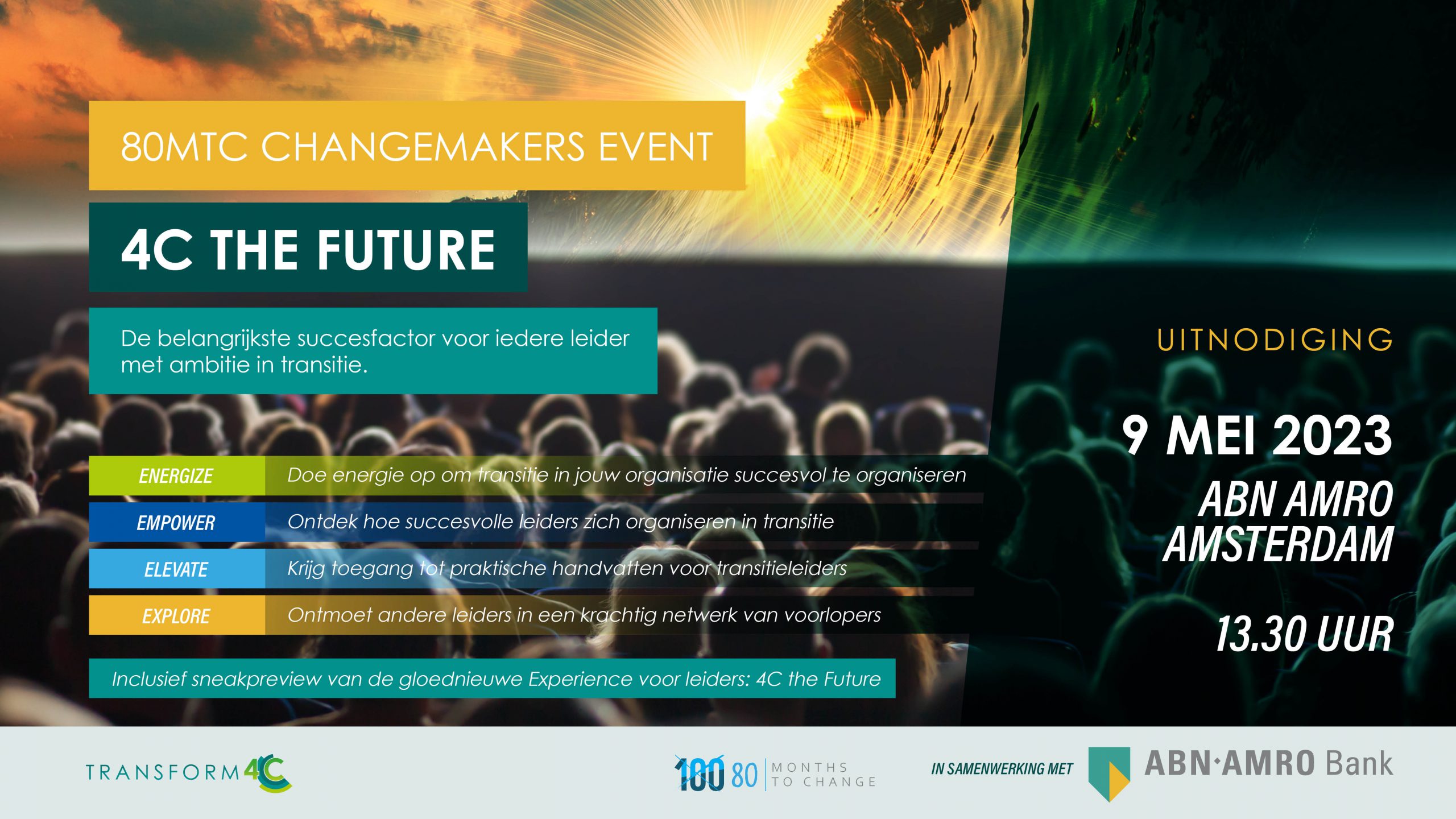 80MTC Changemaker event voor leiders : 4C the Future! - Transform4C